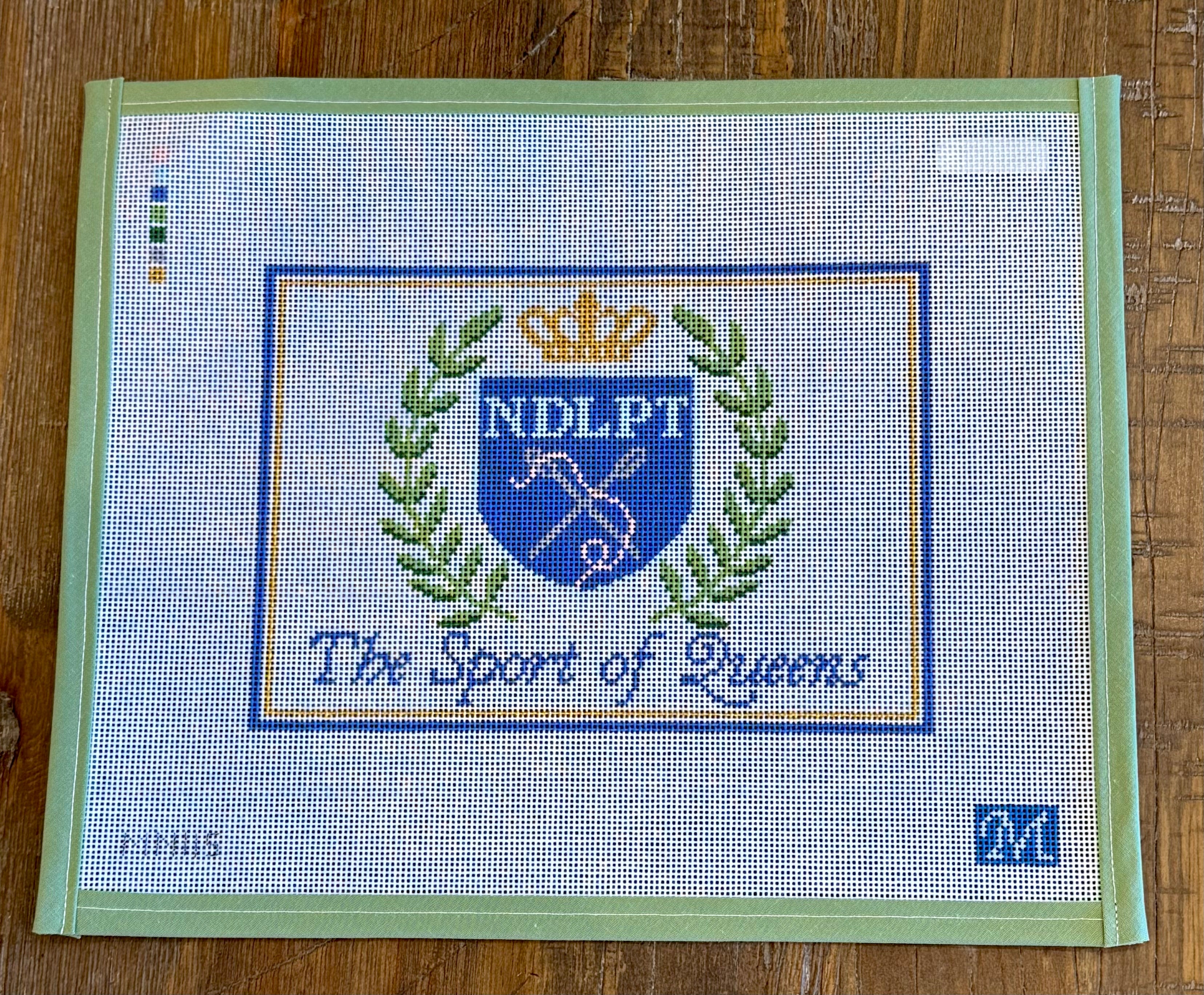 Needlepoint Crest