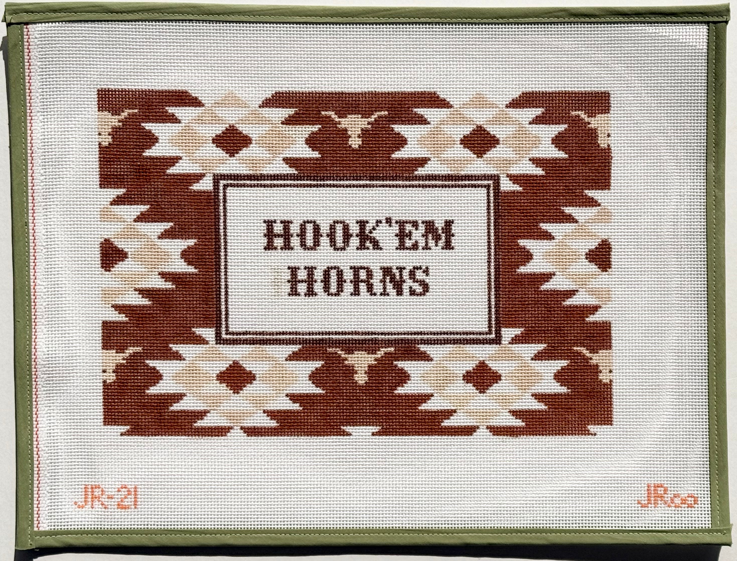 Texas Horn Motto Pattern
